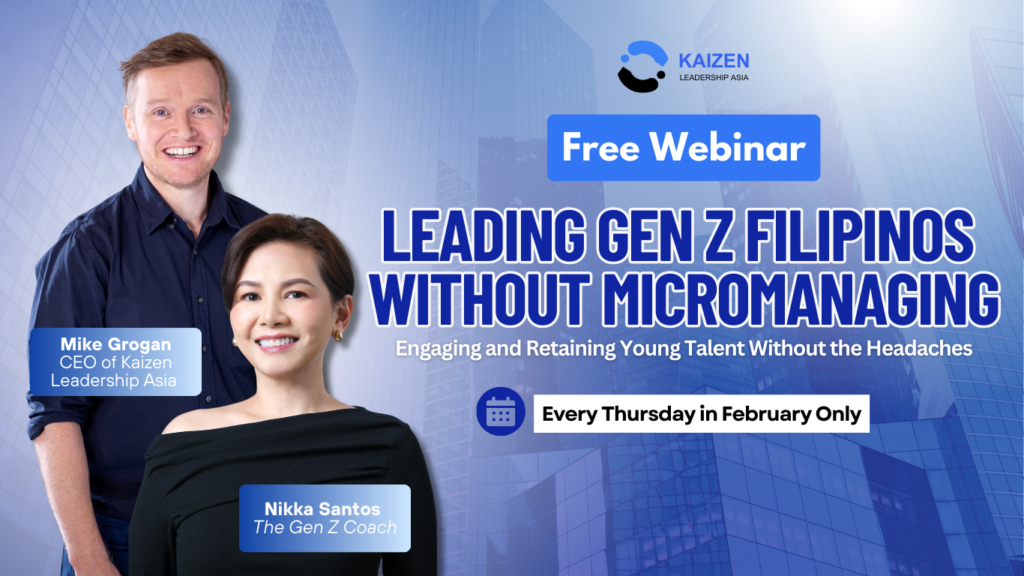 Free Webinar: Leading Gen Z Filipinos Without Micromanaging - Kaizen ...
